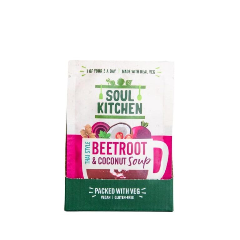 Soul Kitchen Thai Beetroot & Coconut Instant Soup vegan gf 25g - Pack ...