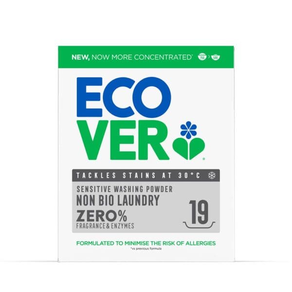 Ecover Non-Bio Zero Washing Powder 0.95KG - Health Box